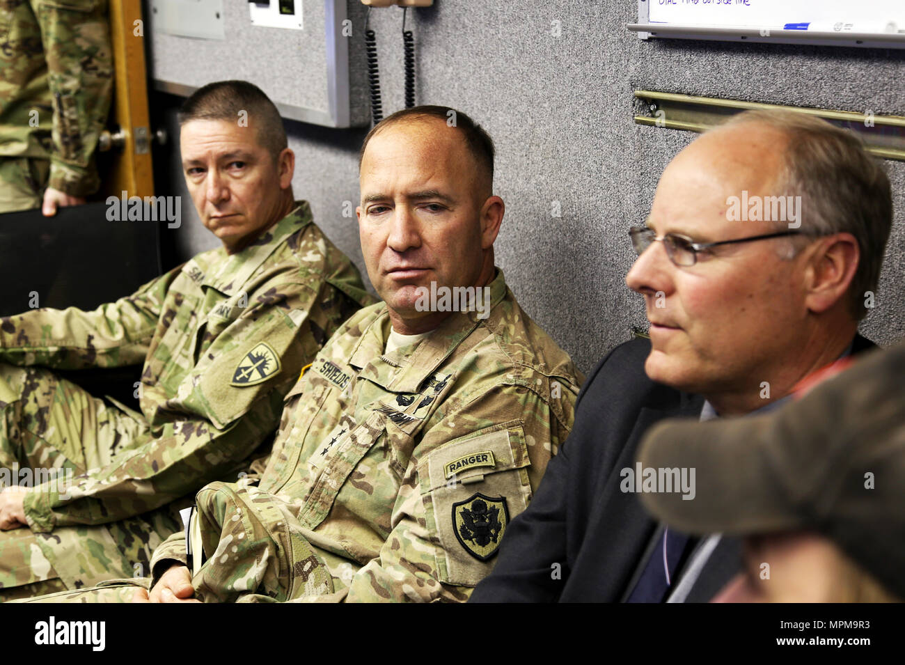 Lt. Gen. Michael H. Shields, center, director Joint Improvised-Threat ...