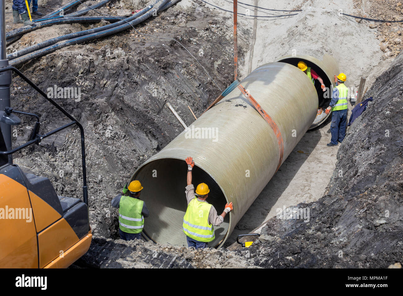 Fiber reinforced pipe hi-res stock photography and images - Alamy