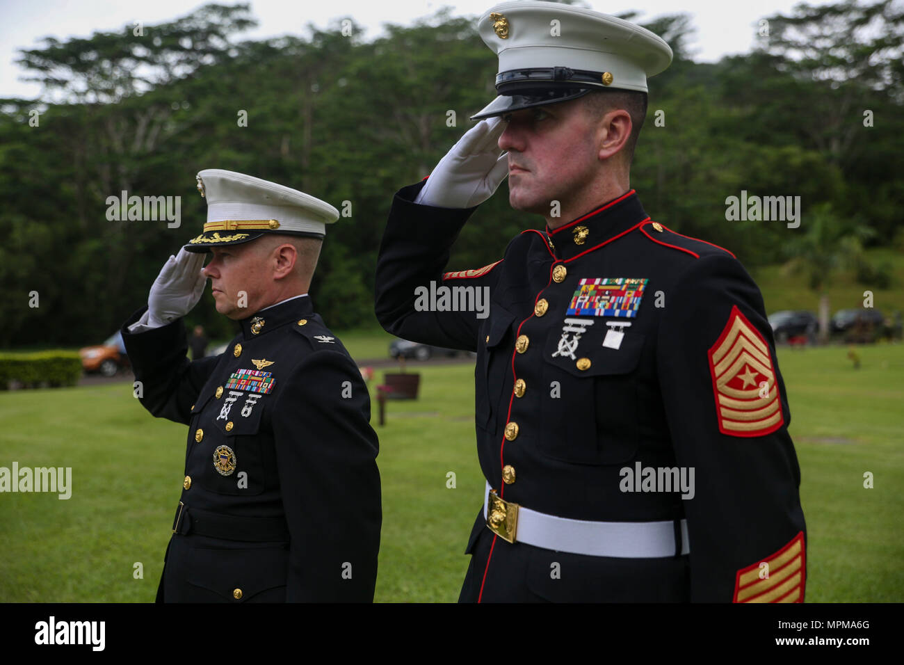 Col. Christopher Patton, the commanding officer of Marine Aircraft ...