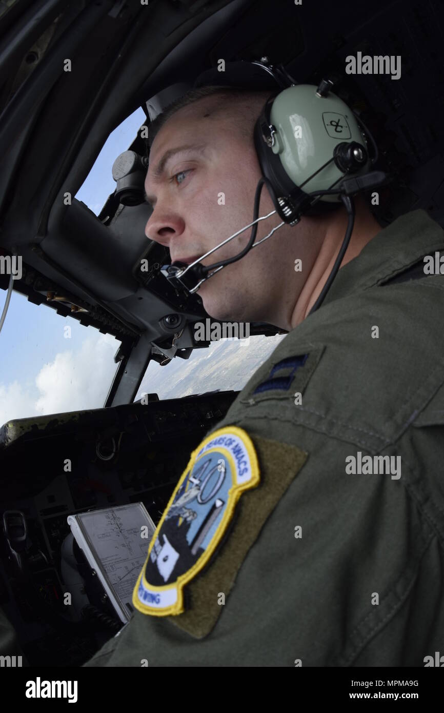 Capt. Thomas Reagan, an E-3G Airborne Warning and Control System pilot ...