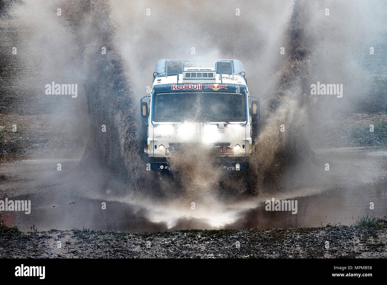 Truck Kamaz of the Kamaz-Master racing team. demonstration race. 20.05. ...