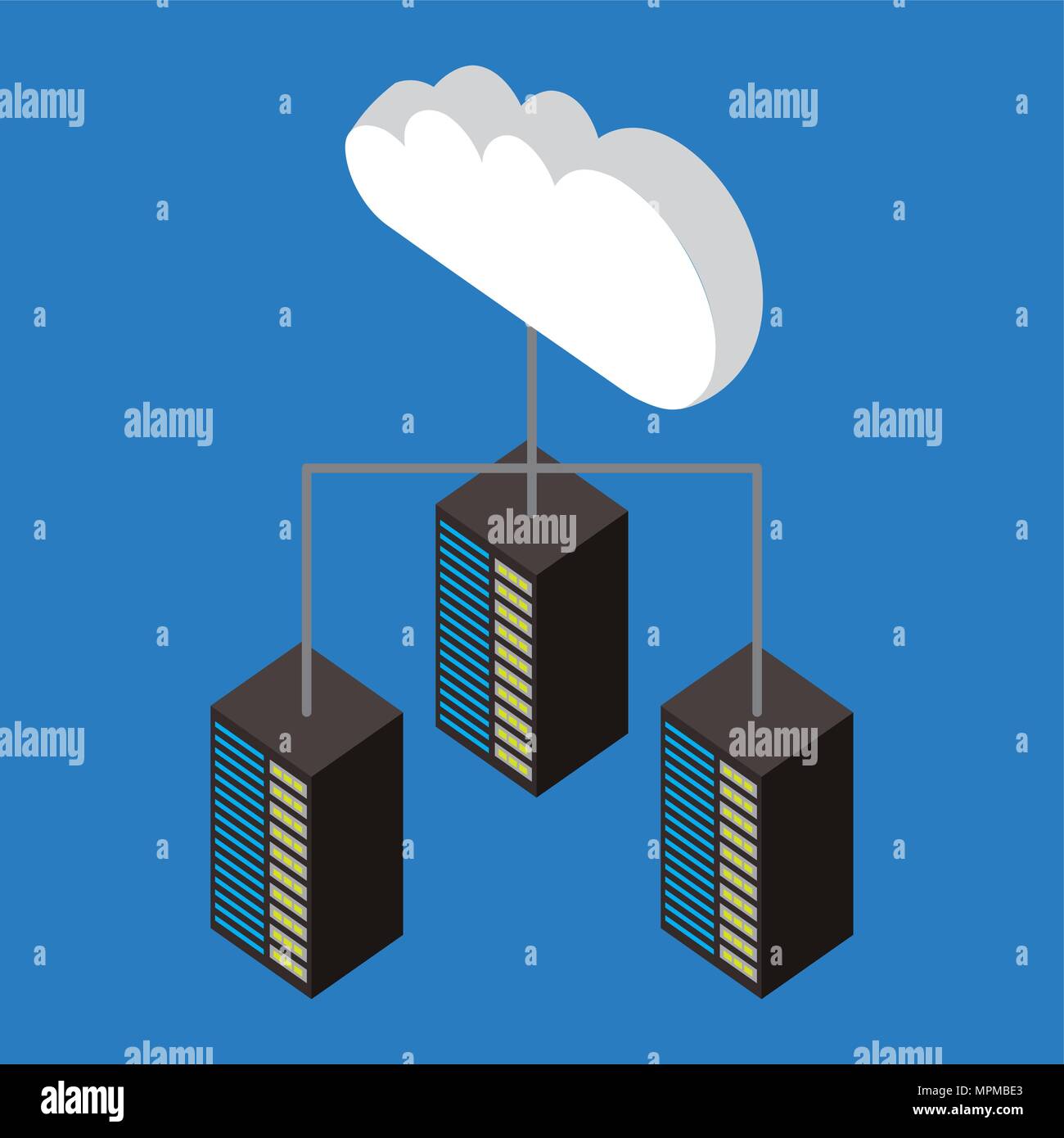 Cloud_computing Stock Vector Images - Alamy