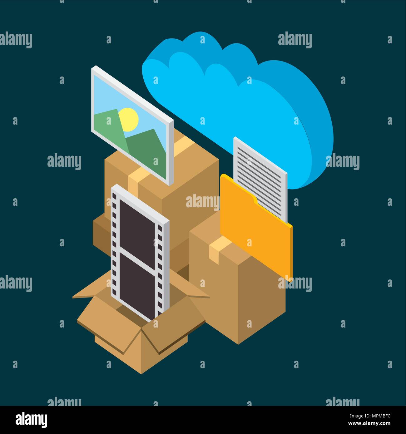 cloud computing storage Stock Vector Image & Art - Alamy