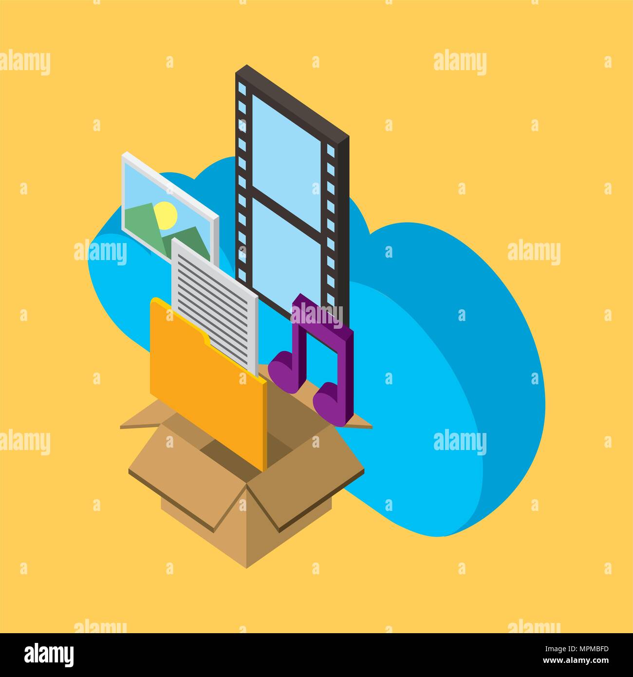 cloud computing storage Stock Vector Image & Art - Alamy