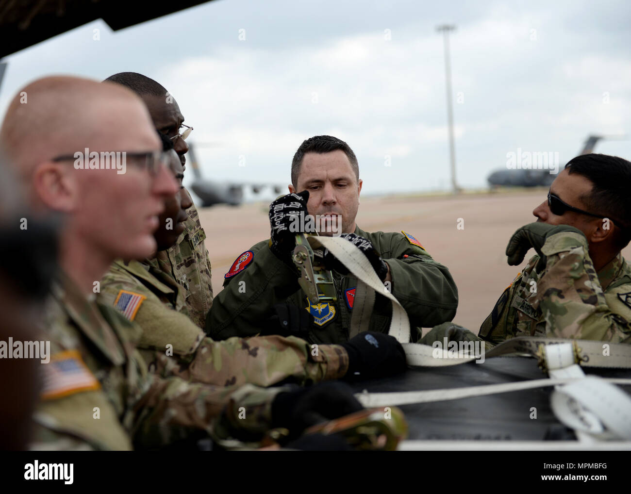 U.S. Air Force Staff Sgt. C.J. Crew, 58th Airlift Squadron instructor ...