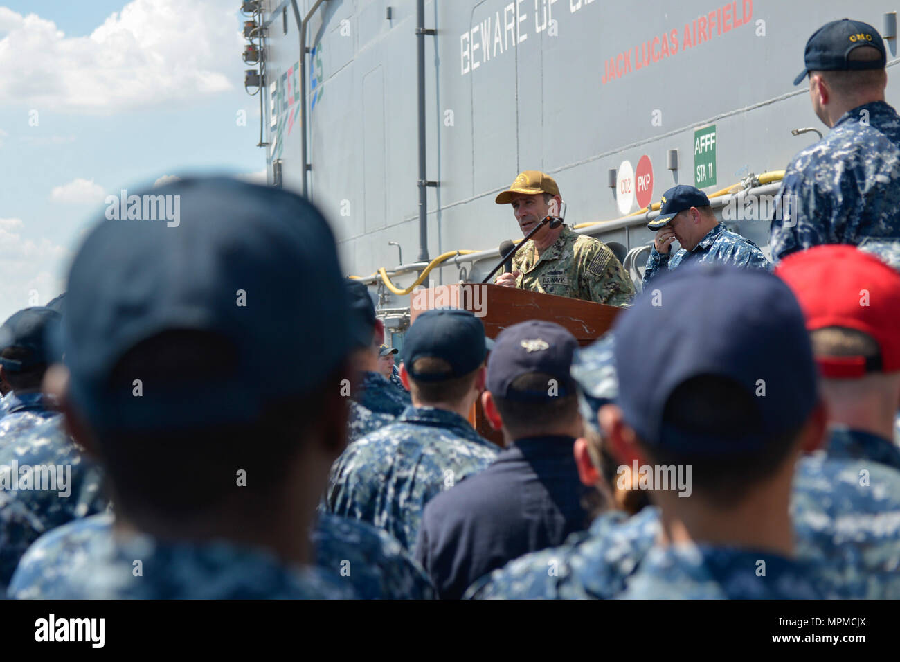 MAYPORT, Fla. (March 28, 2017) - Rear Adm. Roy I. Kitchener, commander ...