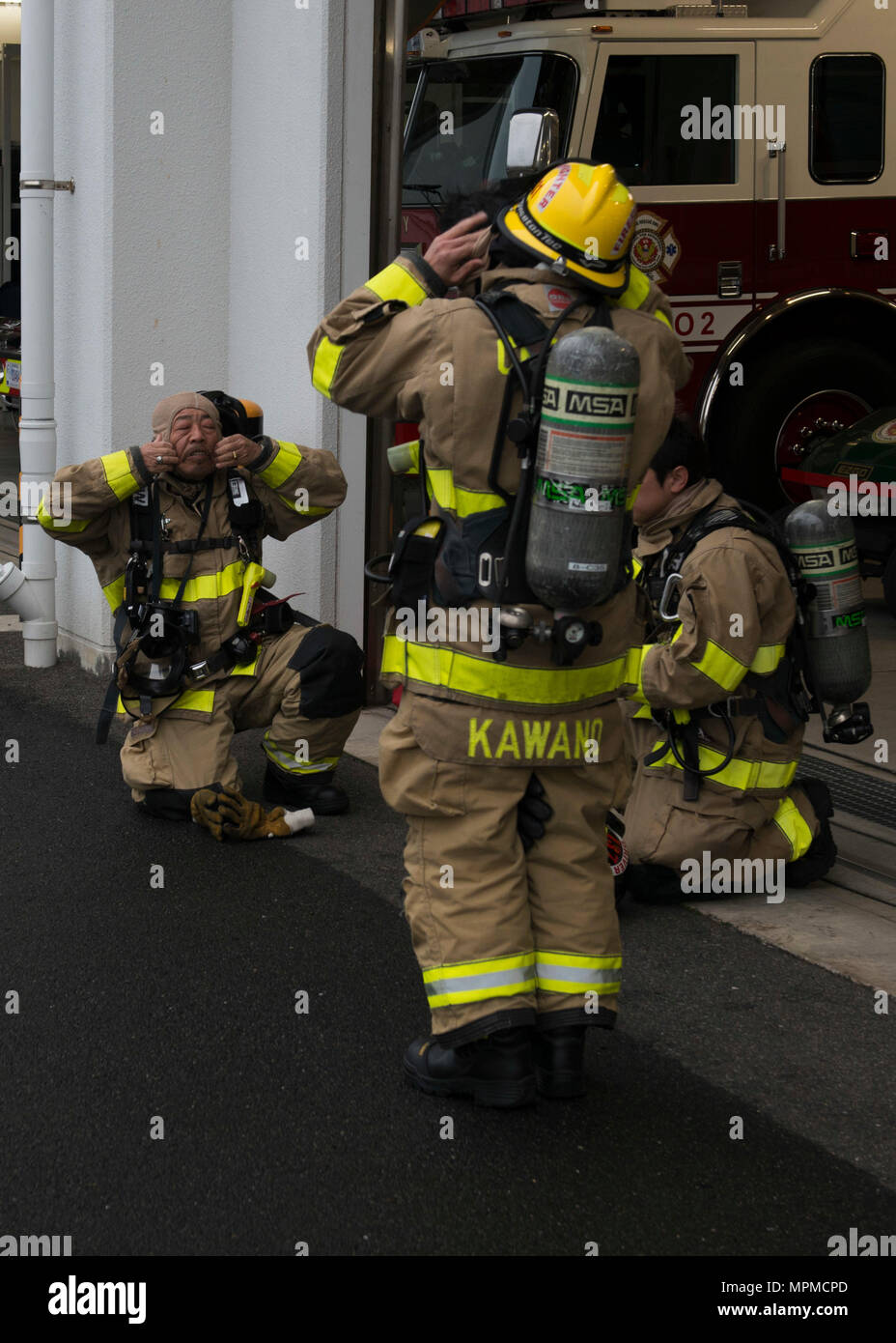 SASEBO, Japan (Mar. 29, 2017) Members of Commander Naval Forces Japan ...