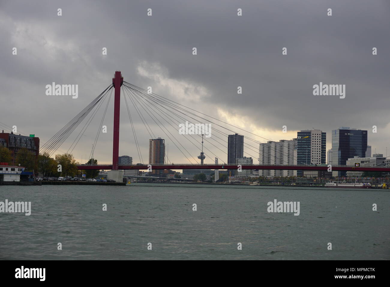 Bridge in Rotterdam Stock Photo - Alamy