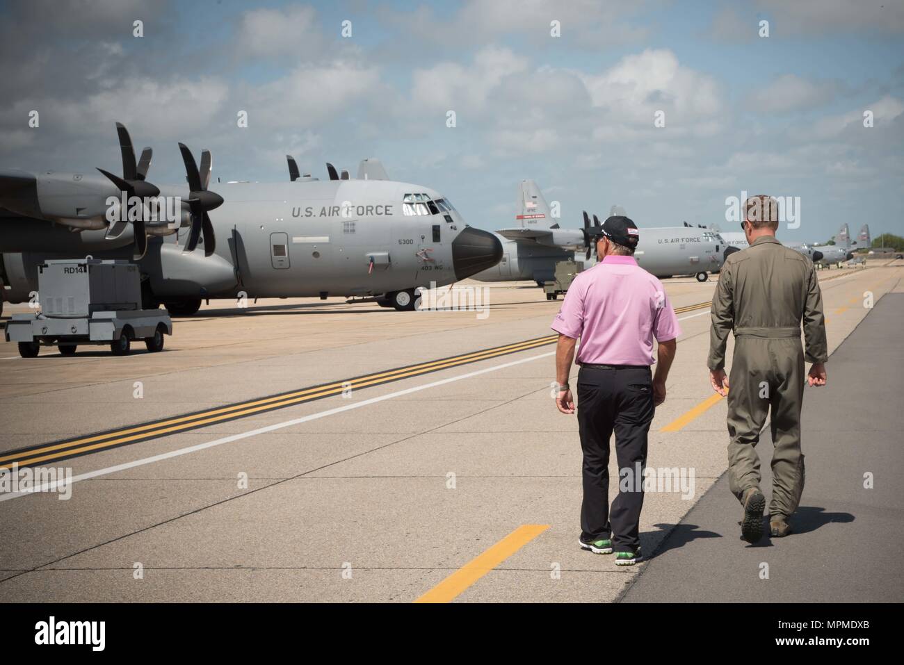 Lt. Col. Sean Cross, 53rd Weather Reconnaissance Squadron pilot ...