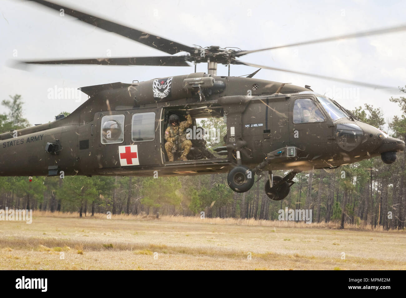 A flight medic assigned to “All-American DUSTOFF,” 3rd General Support ...