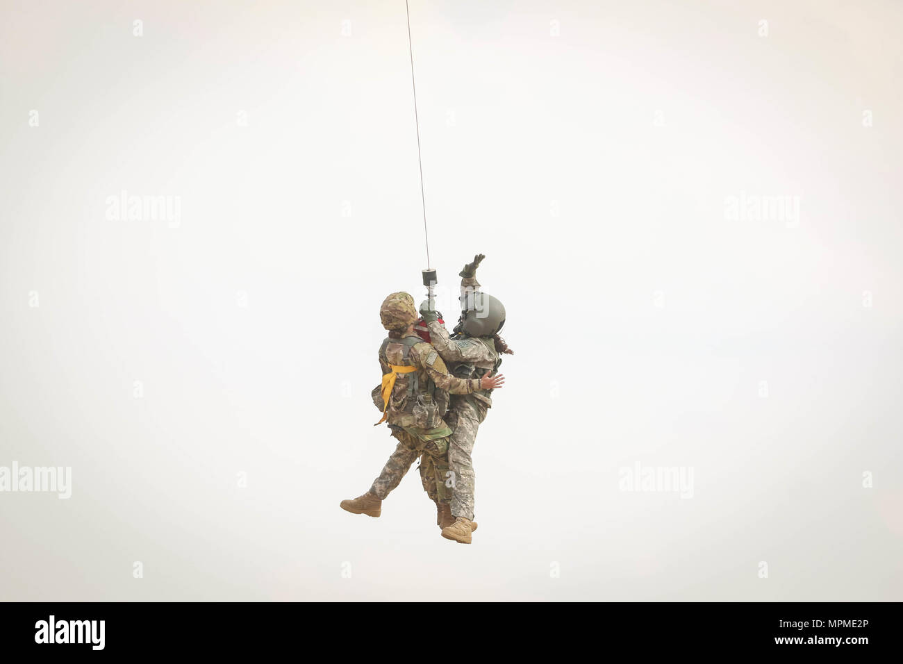 An Army flight medic assigned to "All-American DUSTOFF," 3rd General ...