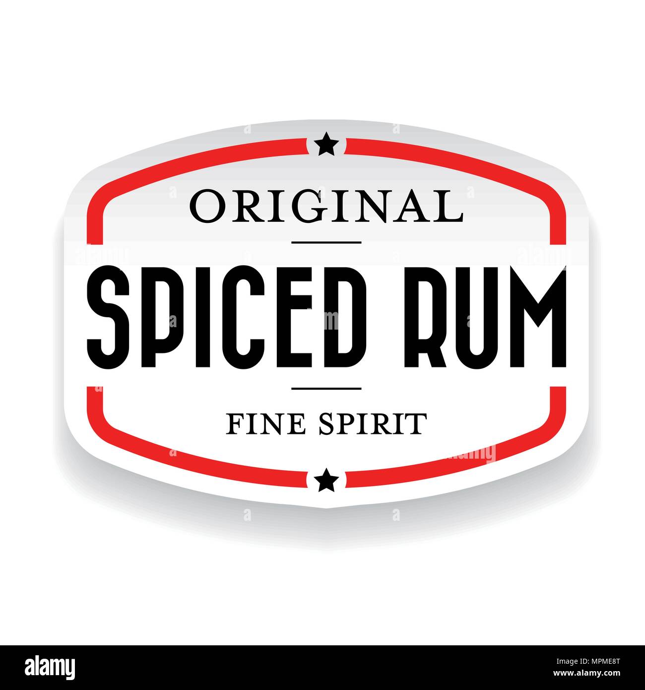 Rum spiced Stock Vector Images - Alamy