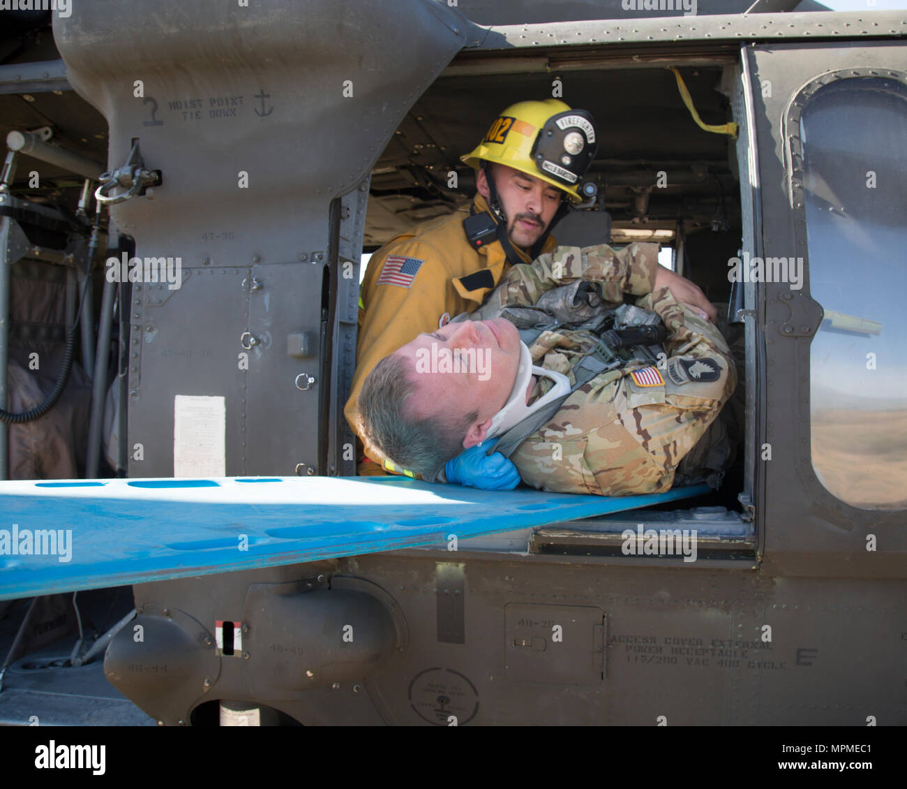 Fire and Emergency Services personnel from Marine Corps Logistics Base ...