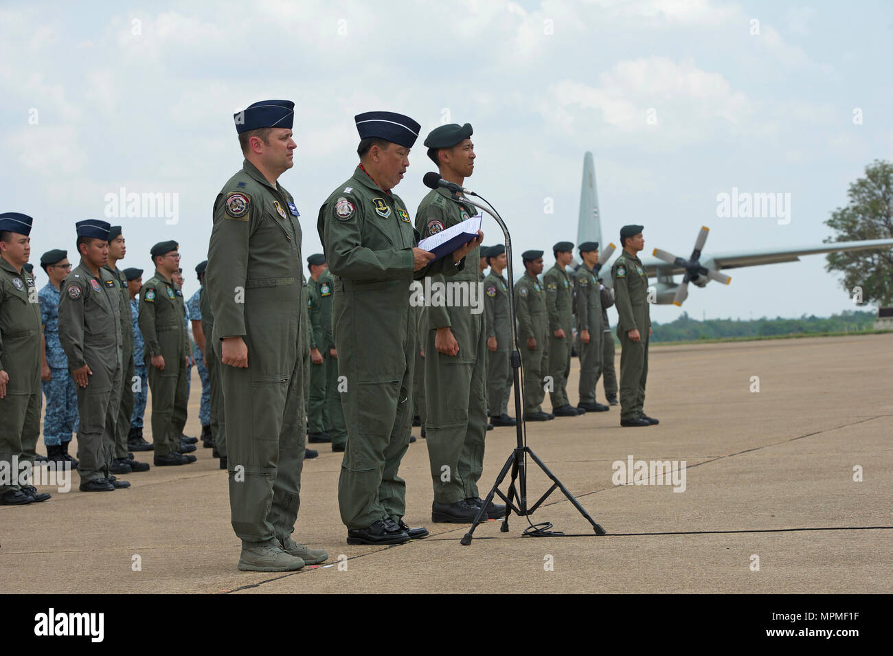 Exercise directors for Cope Tiger 17 participate in the closing ...