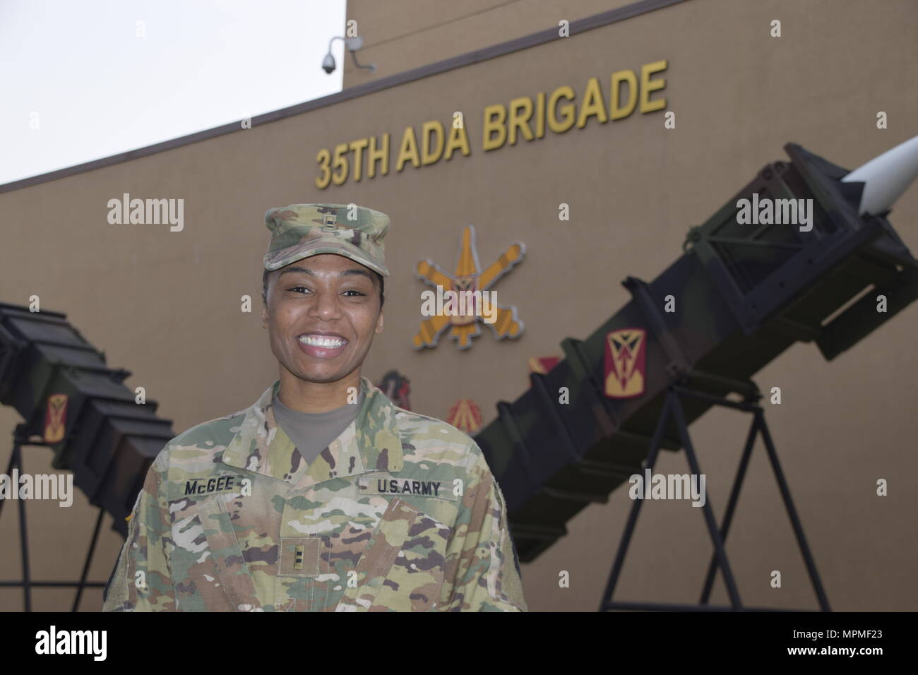 Chief Warrant Officer 2 Kimberly McGee, 35th Air Defense Artillery ...