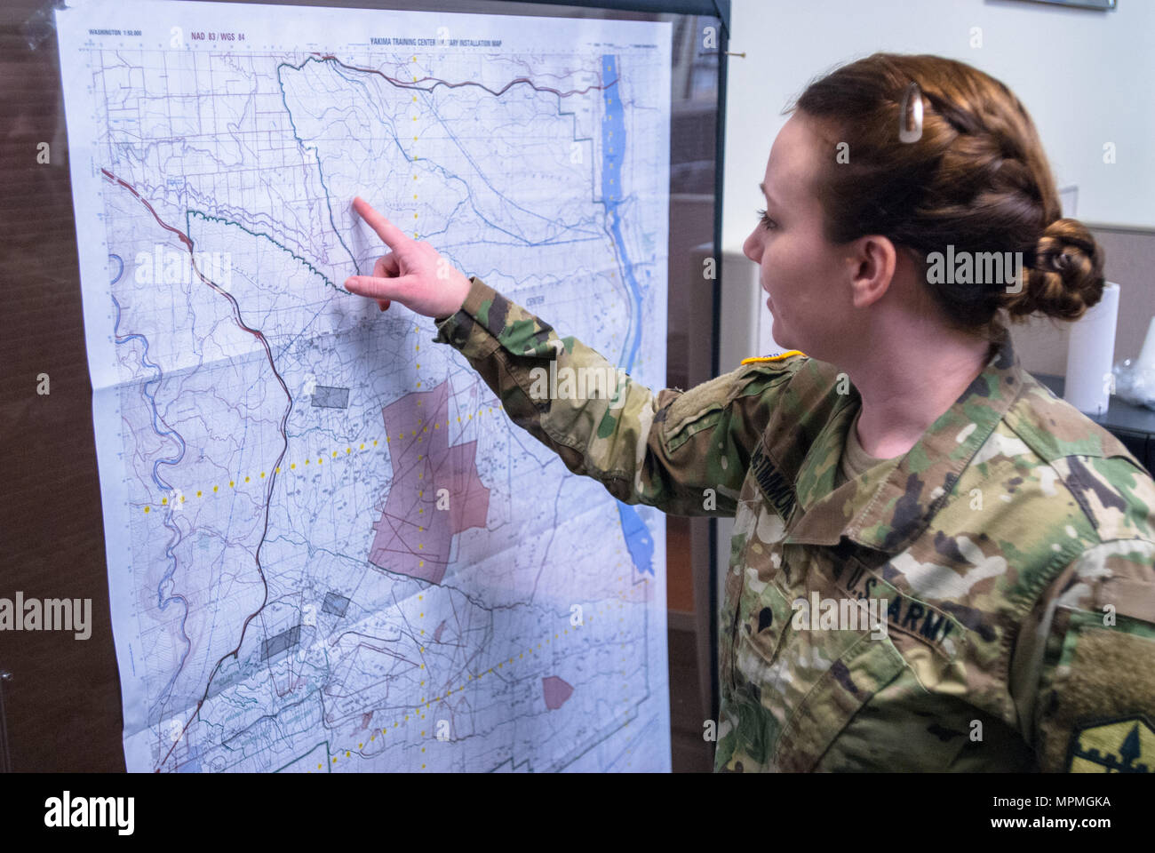 Geospatial engineers at Joint Base Lewis-McChord, Washington, use ...