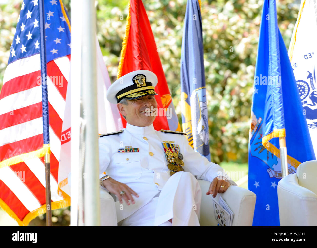 HONOLULU - Commander, U.S. Pacific Command, Adm. Harry Harris Jr., USN ...
