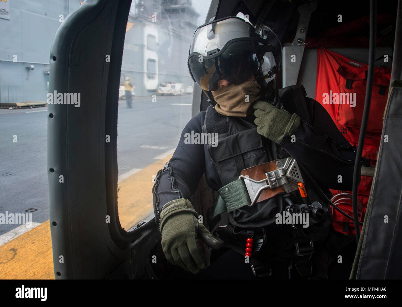 170331-N-WF272-634 SEA OF JAPAN (March 31, 2017) Naval Aircrewman ...
