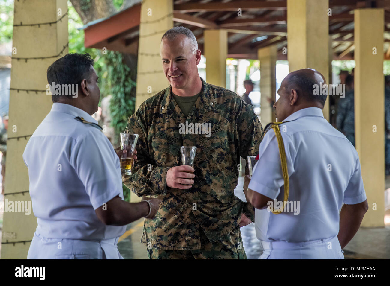 WELISARA NAVAL BASE, Sri Lanka (March 30, 2017) U.S. Marine Lt. Col ...