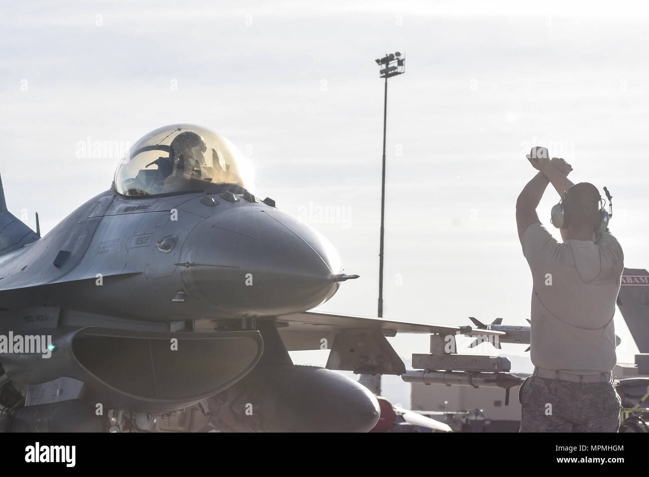 U.S. Air Force Airman 1st Class Phillip Cone, a crew chief, 187th ...