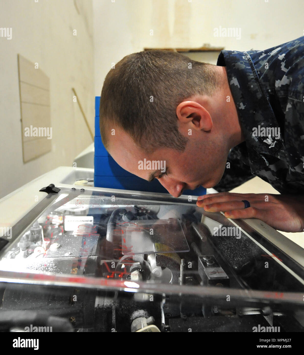 Hospital Corpsman 3rd Class Alex Roberson with the Naval Ophthalmic ...