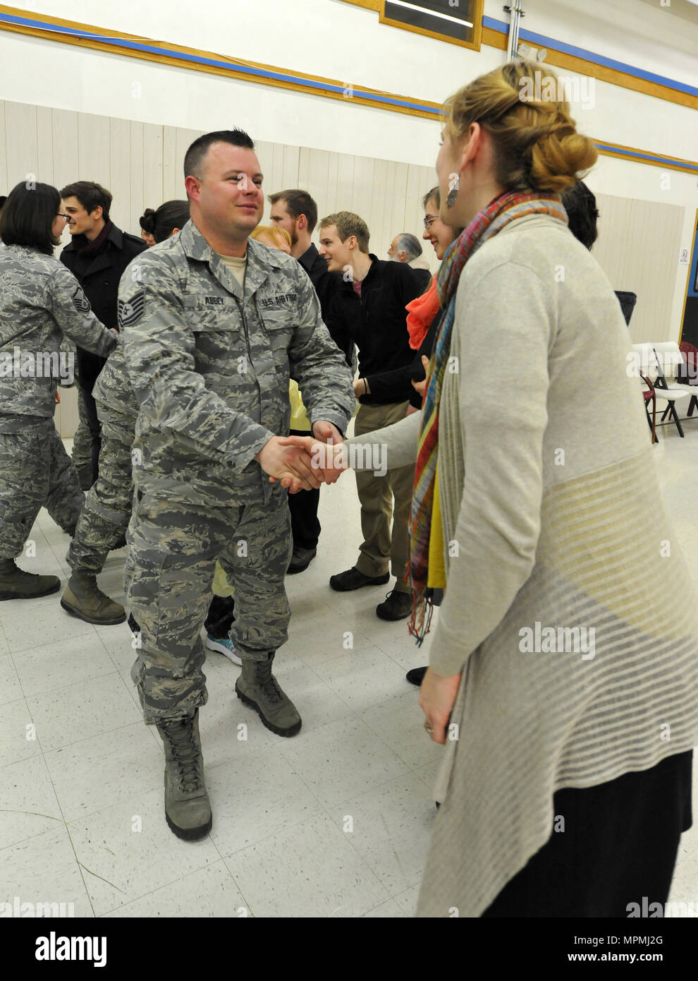 Tech. Sgt. Jason Abbey with the 927th Aerospace Medical Staging ...