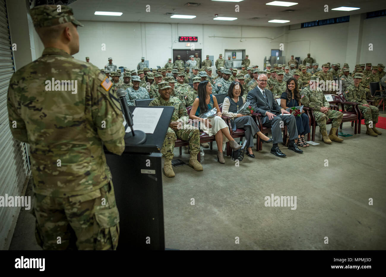 U.S. Army Reserve Capt. Andrew Kinney, outgoing commander of ...