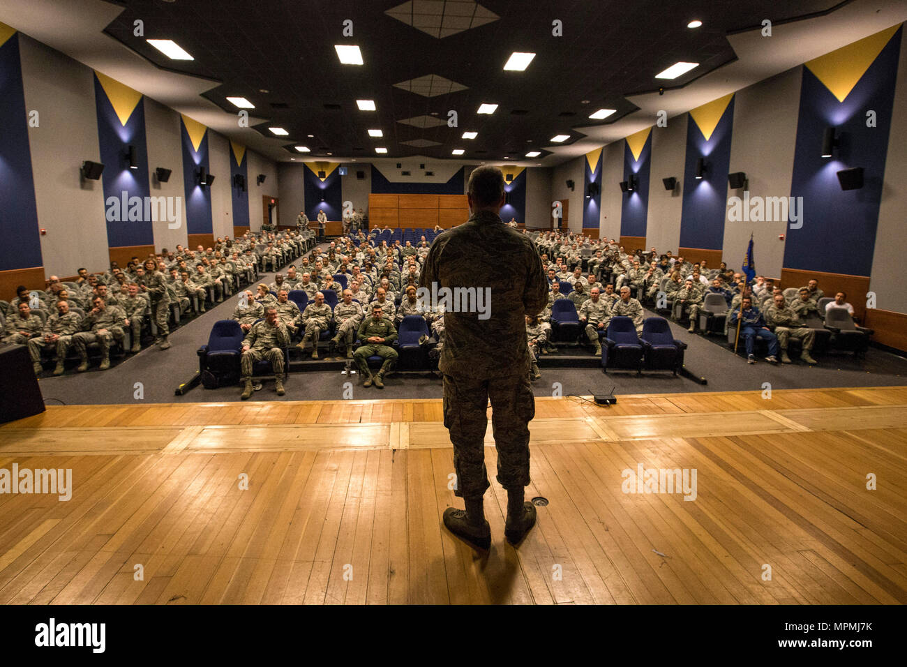 Maj. Gen. Randall A. Ogden, 4th Air Force commander, addresses 514th ...
