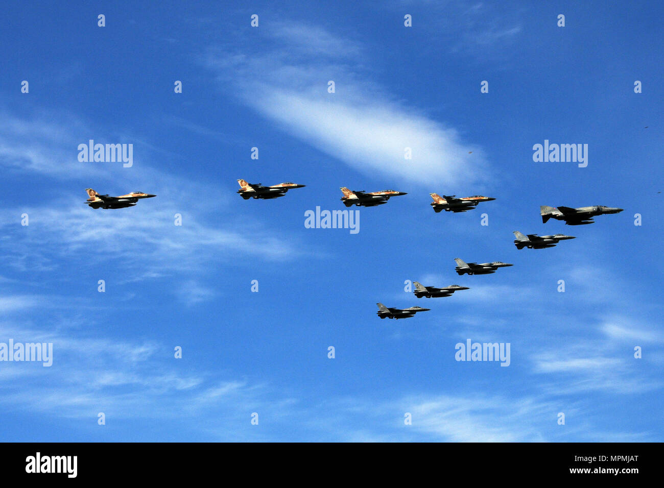 A formation of multiple nations, which included Israeli and Italian ...