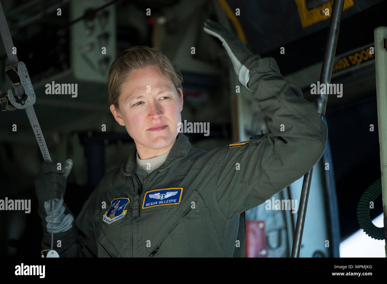 1st Lt. Megan Gillespie, 167th Aeromedical Evacuation Squadron flight ...