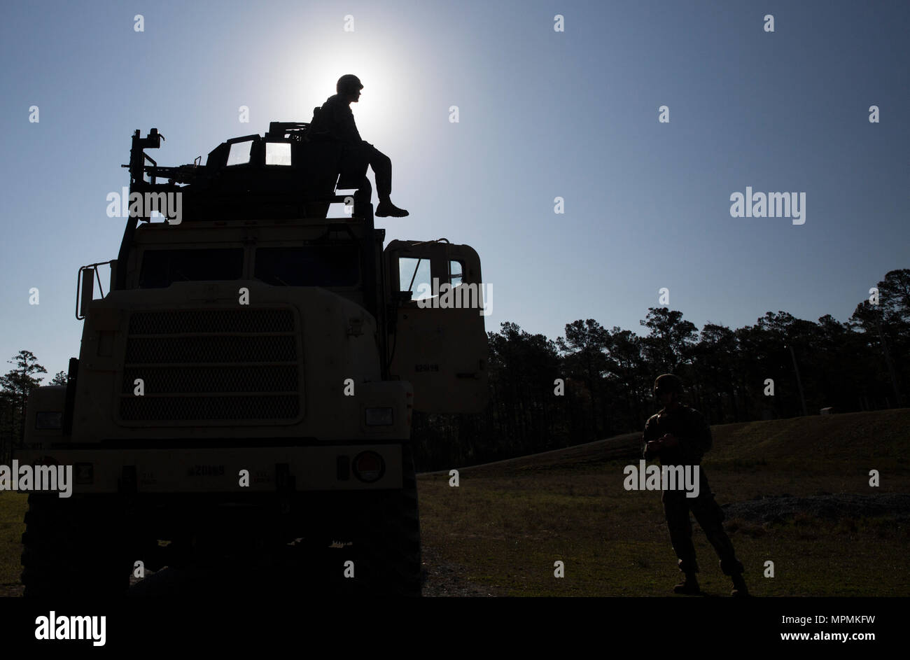 Marines prepare for shooting exercises as part of a culminating event ...