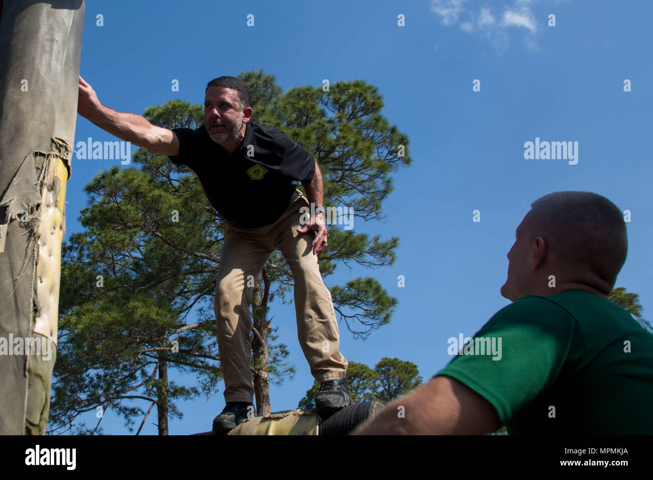 Daniel Copeland, a magnet coordinator at Edward H. White Military ...