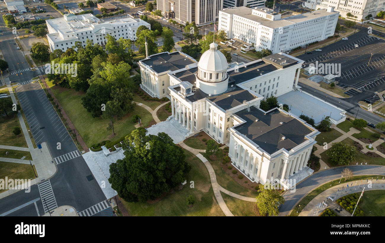 Alabama State Capitol Building, Montgomery, Alabama, USA Stock Photo ...