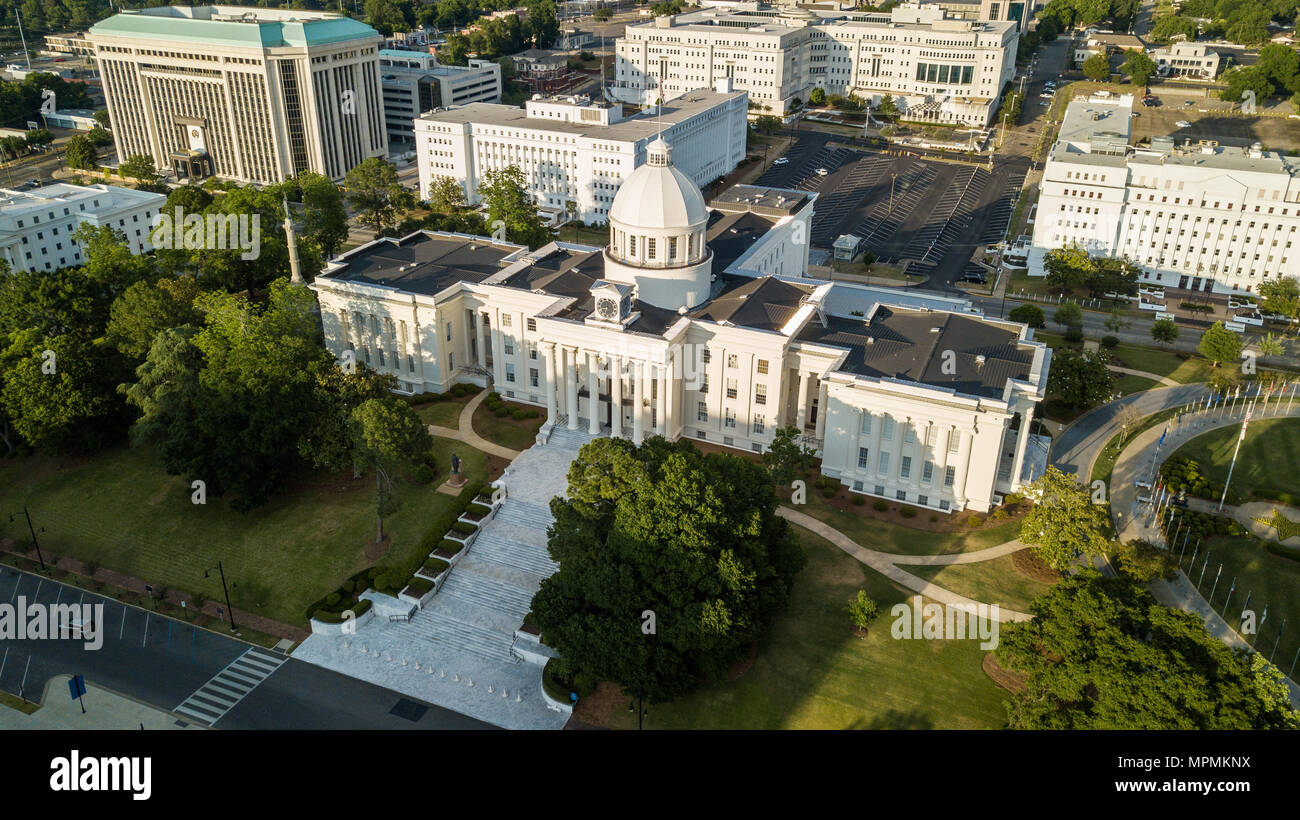 Alabama State Capitol Building, Montgomery, Alabama, USA Stock Photo ...