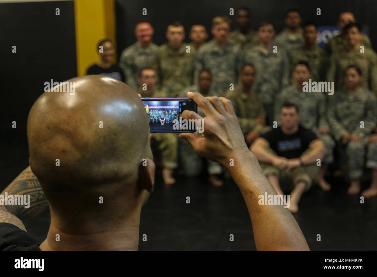 Sgt. 1st Class Marques Daniels, the non-commisioned officer in charge ...