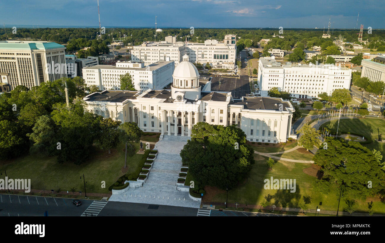 Alabama State Capitol Building, Montgomery, Alabama, USA Stock Photo ...