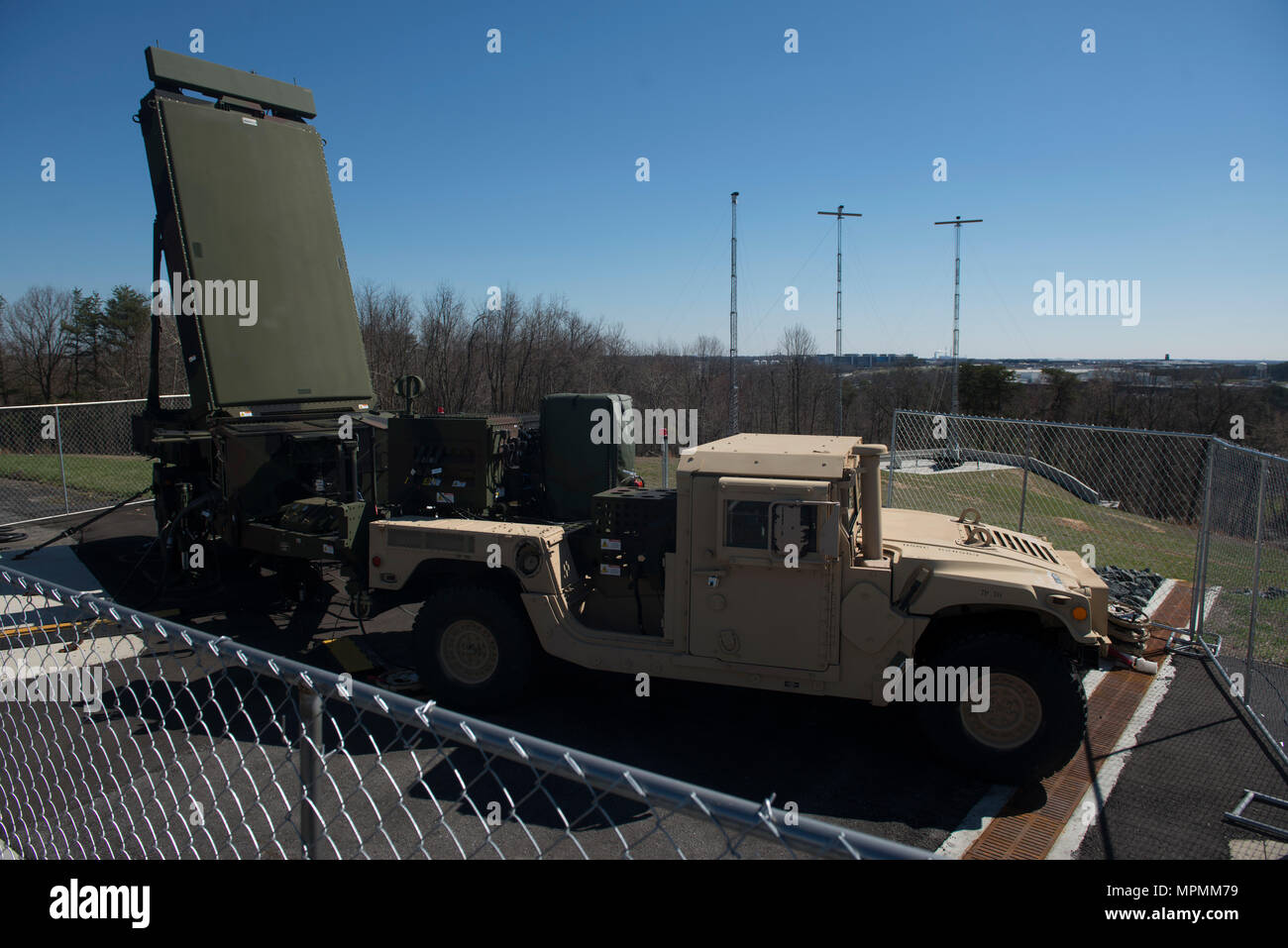 The G/ATOR radar on display during a rollout ceremony at Stoney Run on ...