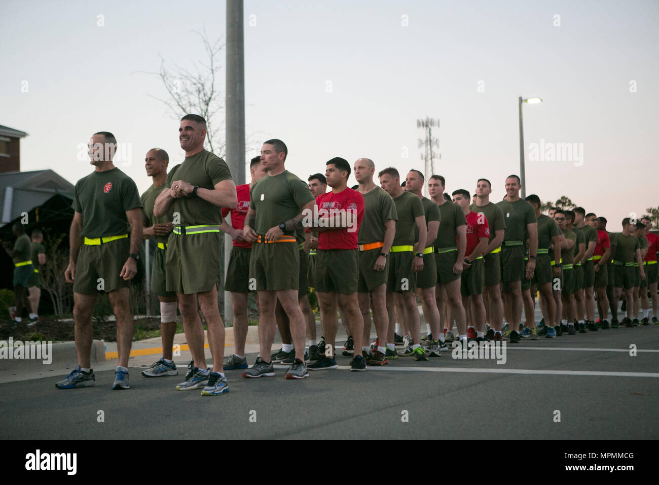 U.S. Marine Corps Maj. Gen. John. K. Love, left, commanding general, 2d ...