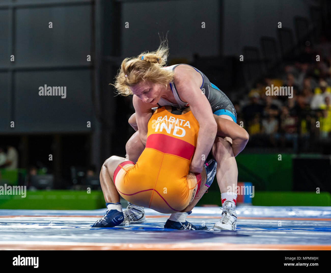 Female wrestler hi-res stock photography and images - Alamy