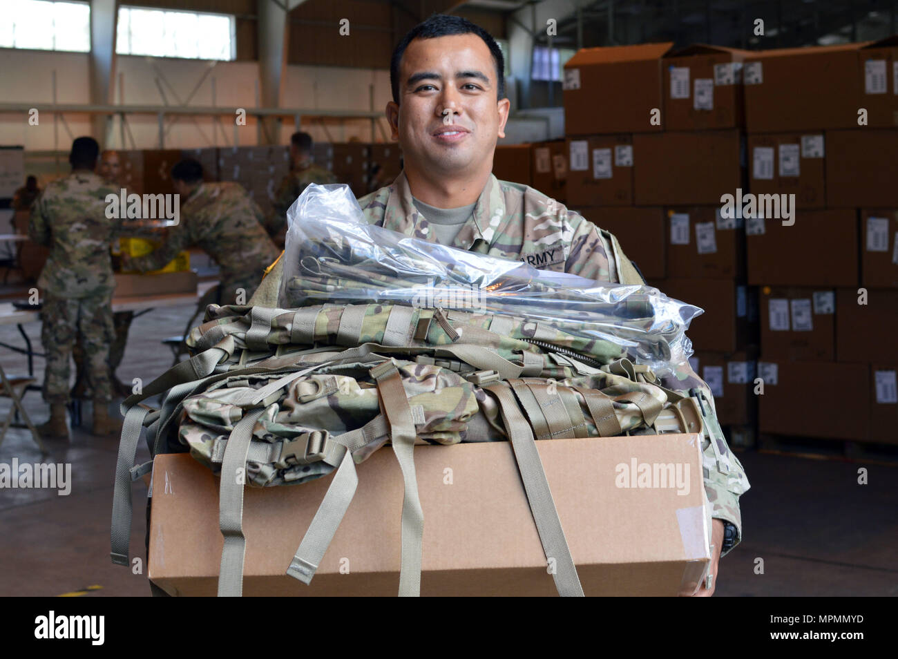 Spc. Saurav Udas, a supply specialist assigned to the 3rd Brigade ...
