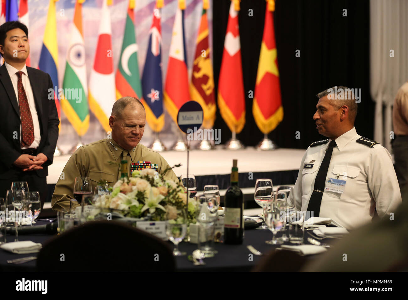 Commandant of the Marine Corps Gen. Robert B. Neller and General ...