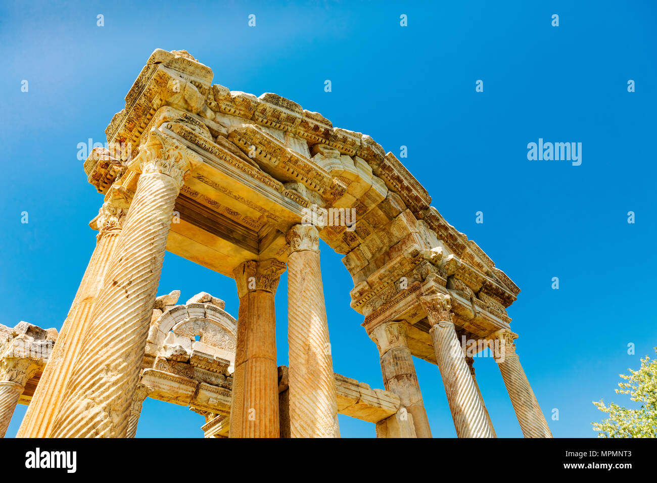 The Tetrapylon (monumental gate) at the archaeological site of ...