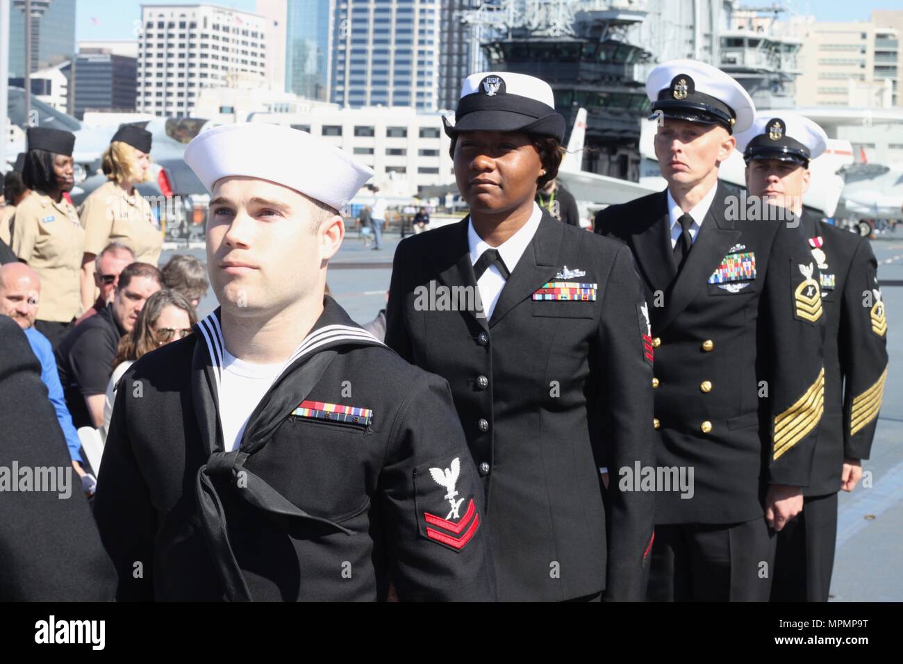 Senior Chief Legalman Shannon W. Miller retired after 23 years during a ...