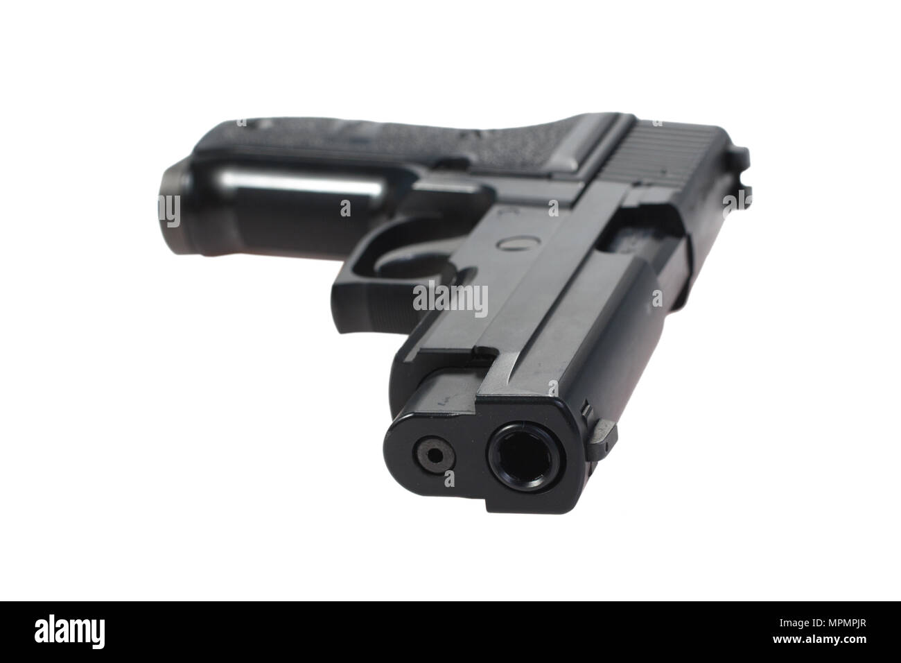 hand gun isolated on white background Stock Photo - Alamy