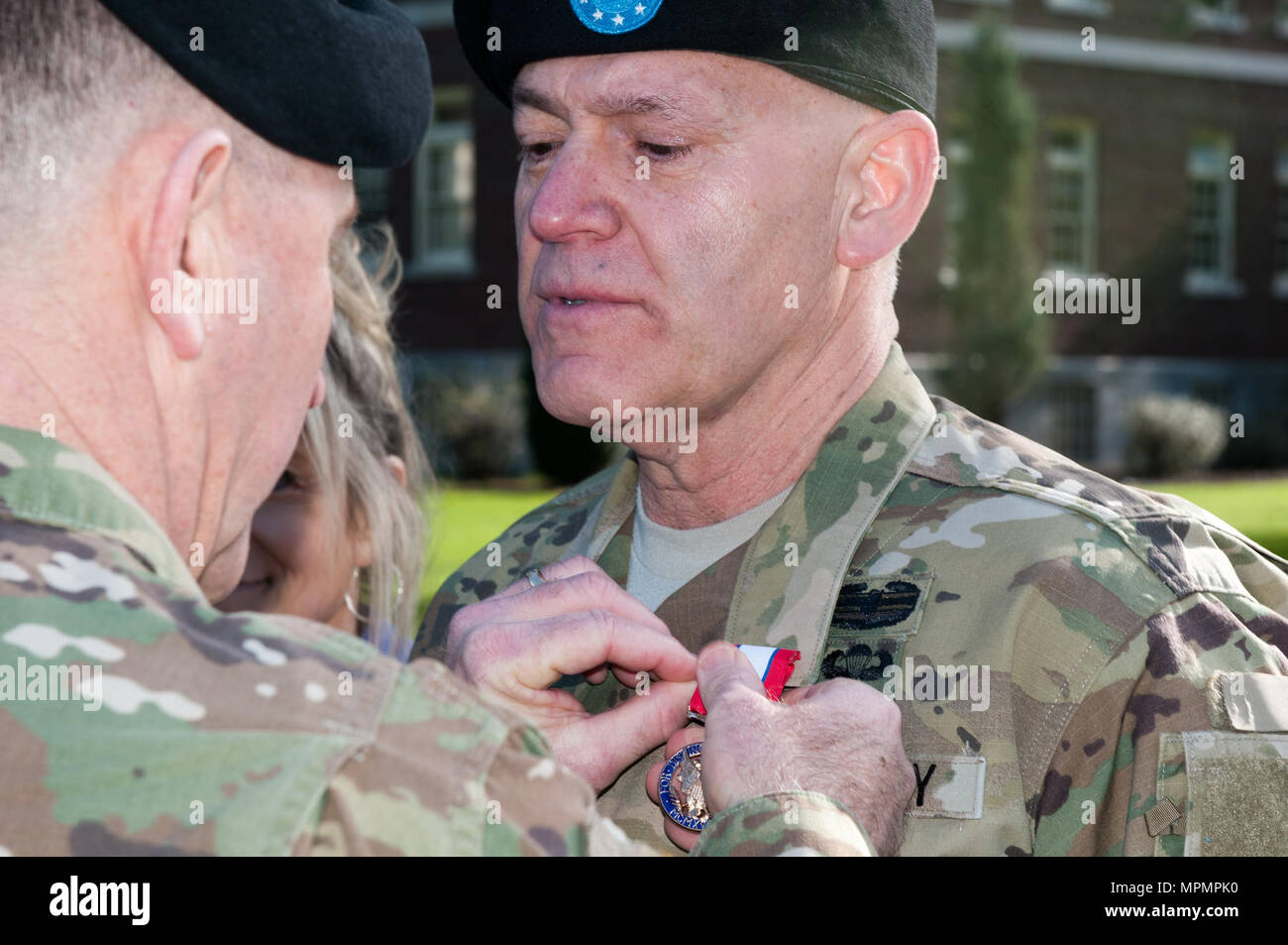 I Corps Commanding General Lt. Gen. Stephen R. Lanza (left) is ...