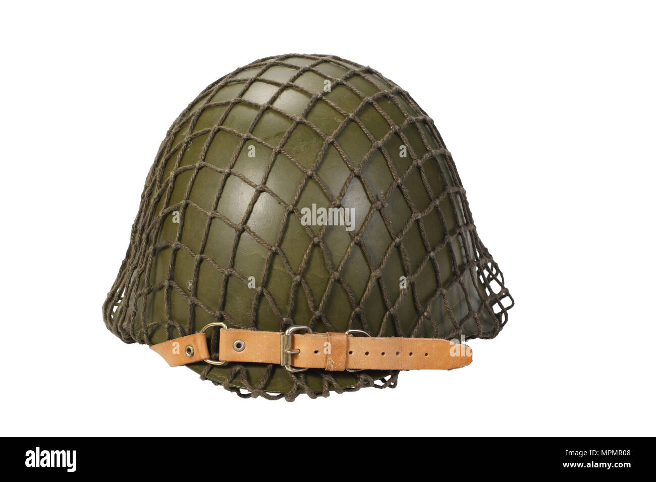 soviet army infantry helmet isolated on white Stock Photo - Alamy