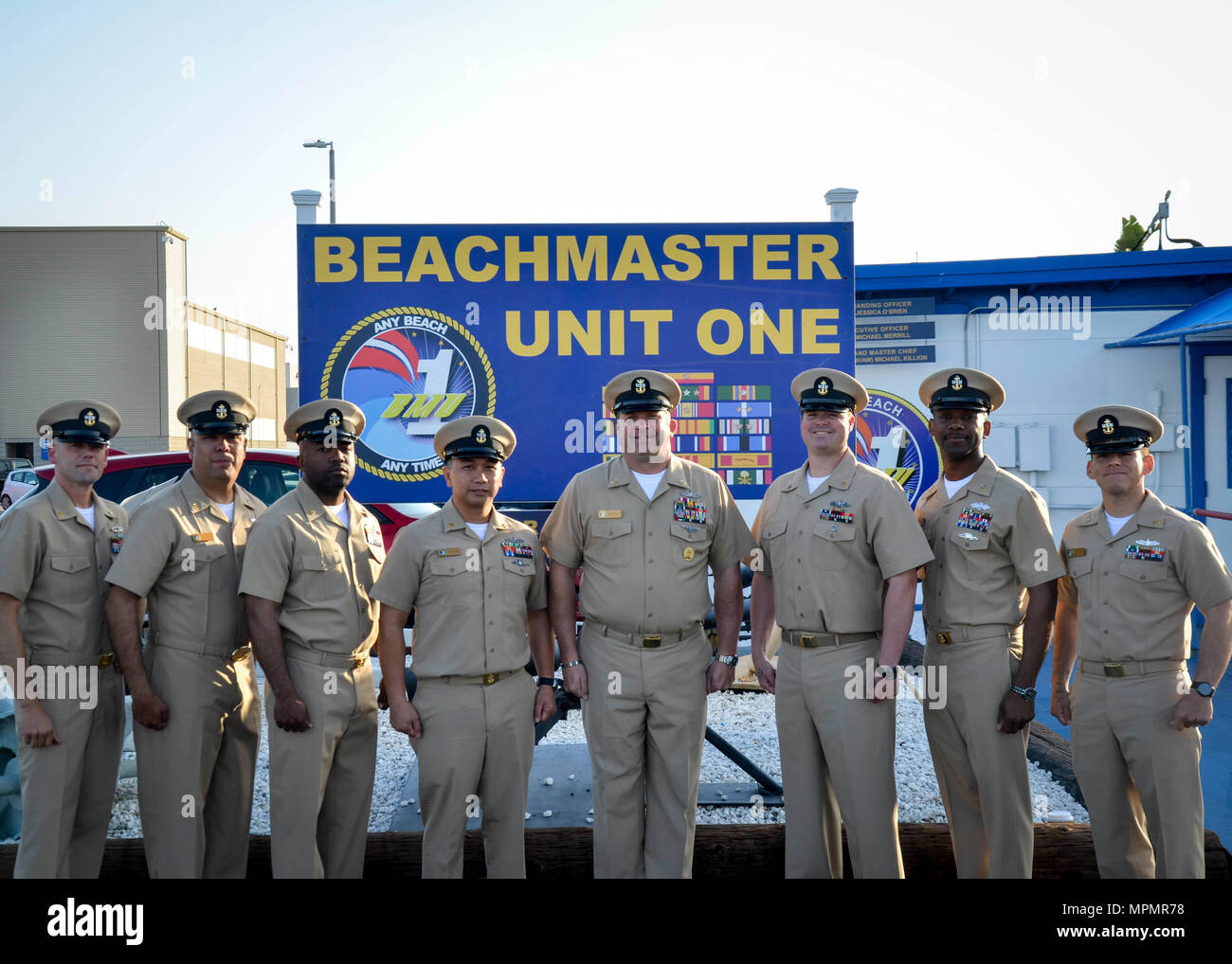 SAN DIEGO (Mar. 31, 2017) Chief Petty Officers, assigned to Beachmaster ...