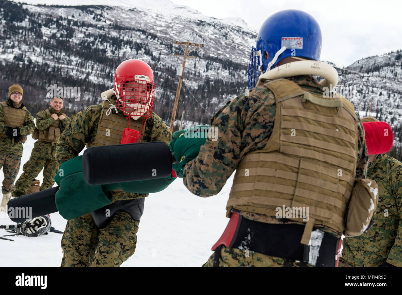 U.S. Marine Corps Cpl. Tyler Phillips, left, and Lance Cpl. Joshua ...