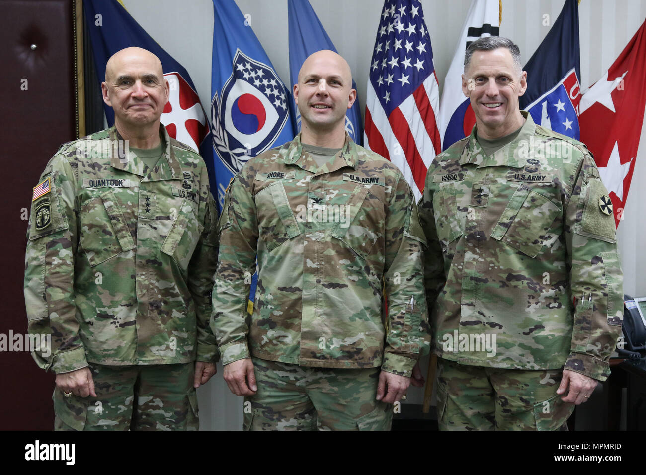 USAG YONGSAN, Korea — Col. Scott A. Shore poses with Eighth Army ...