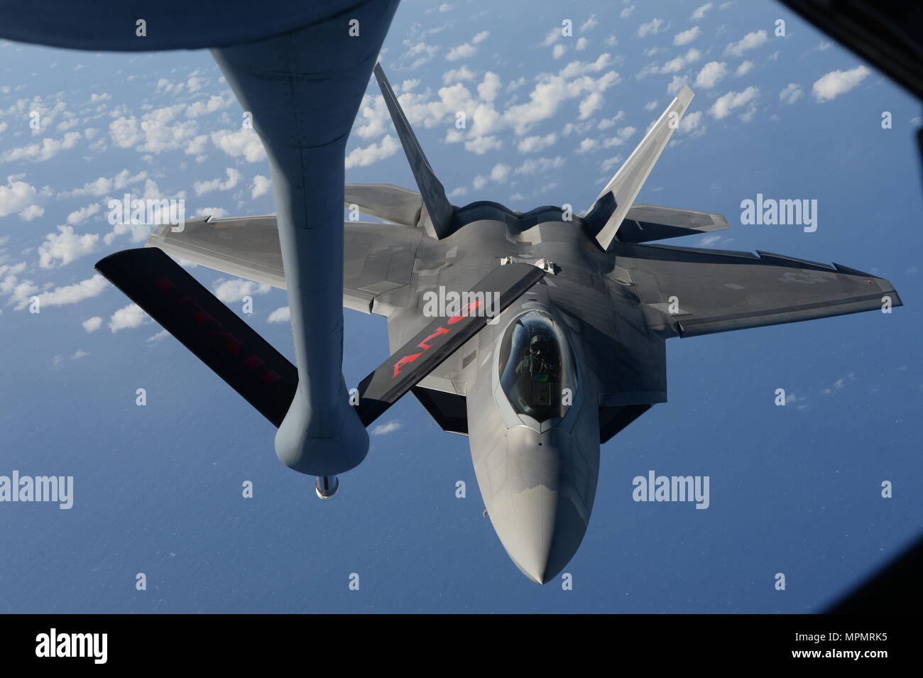 An F-22 Raptor from the 154th Wing, Hawaii Air National Guard ...